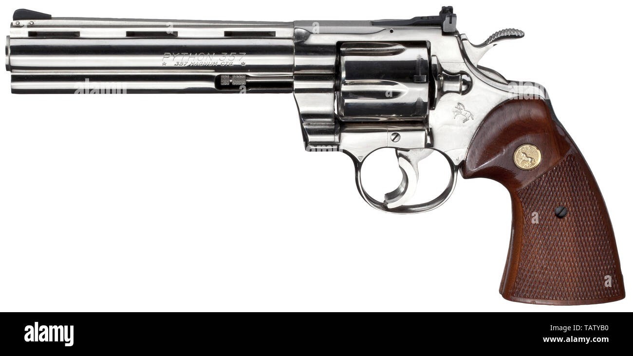 Colt python 357 magnum revolver Stockfotos und -bilder Kaufen - Alamy