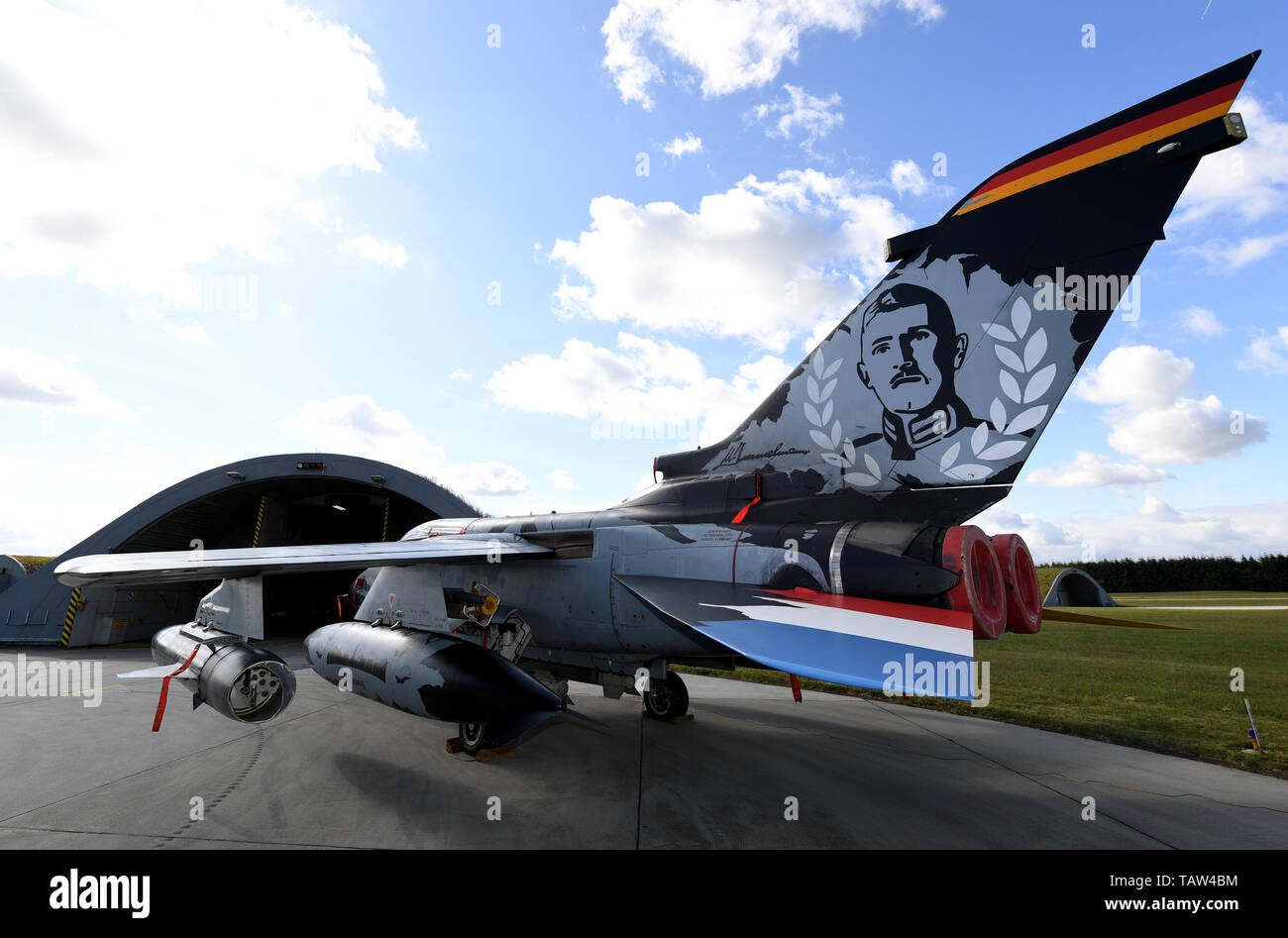 Jagel, Deutschland. 28 Mai, 2019. Ein Tornado der Tactical Air Force ...