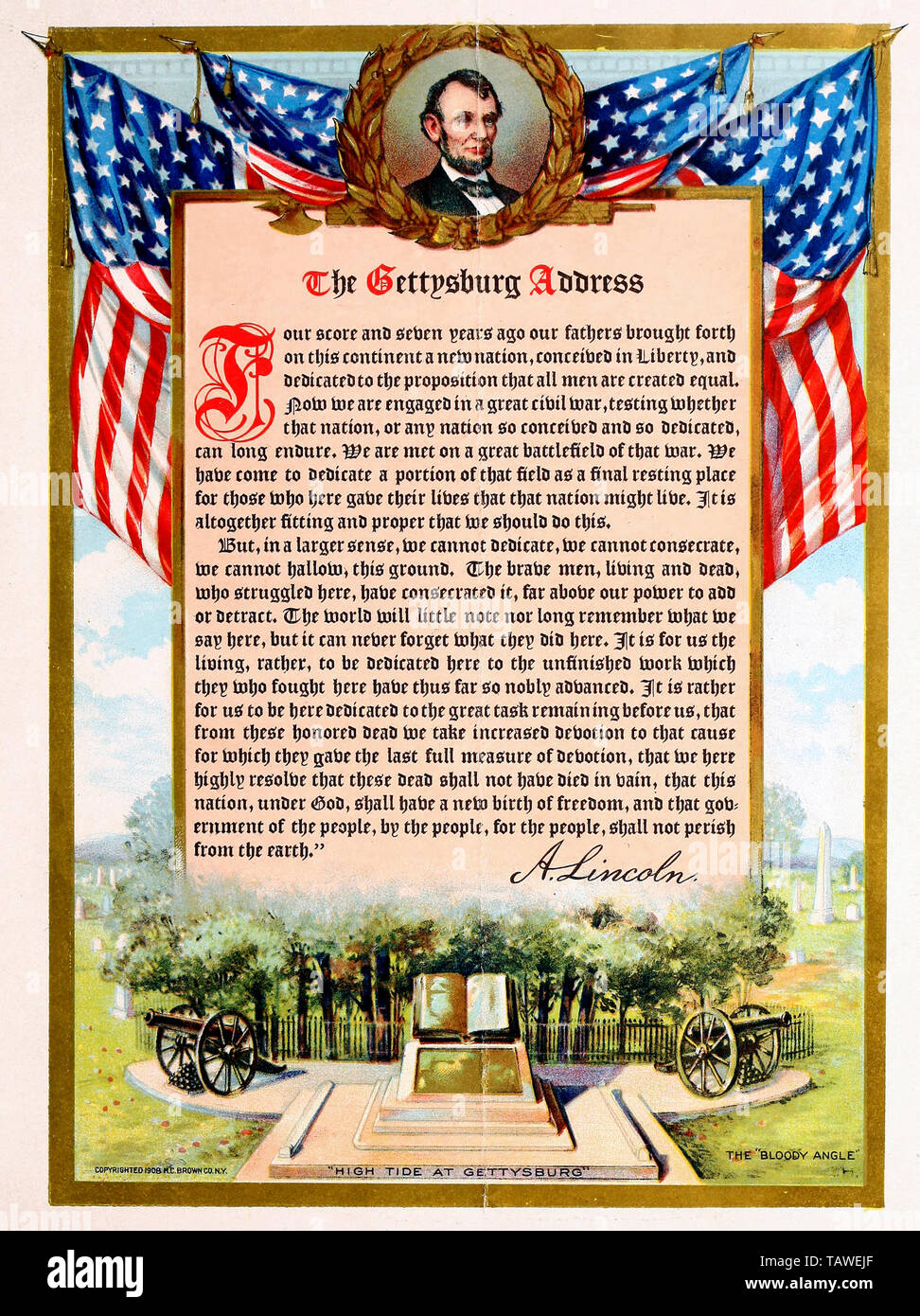 Lincoln gettysburg -Fotos und -Bildmaterial in hoher Auflösung – Alamy