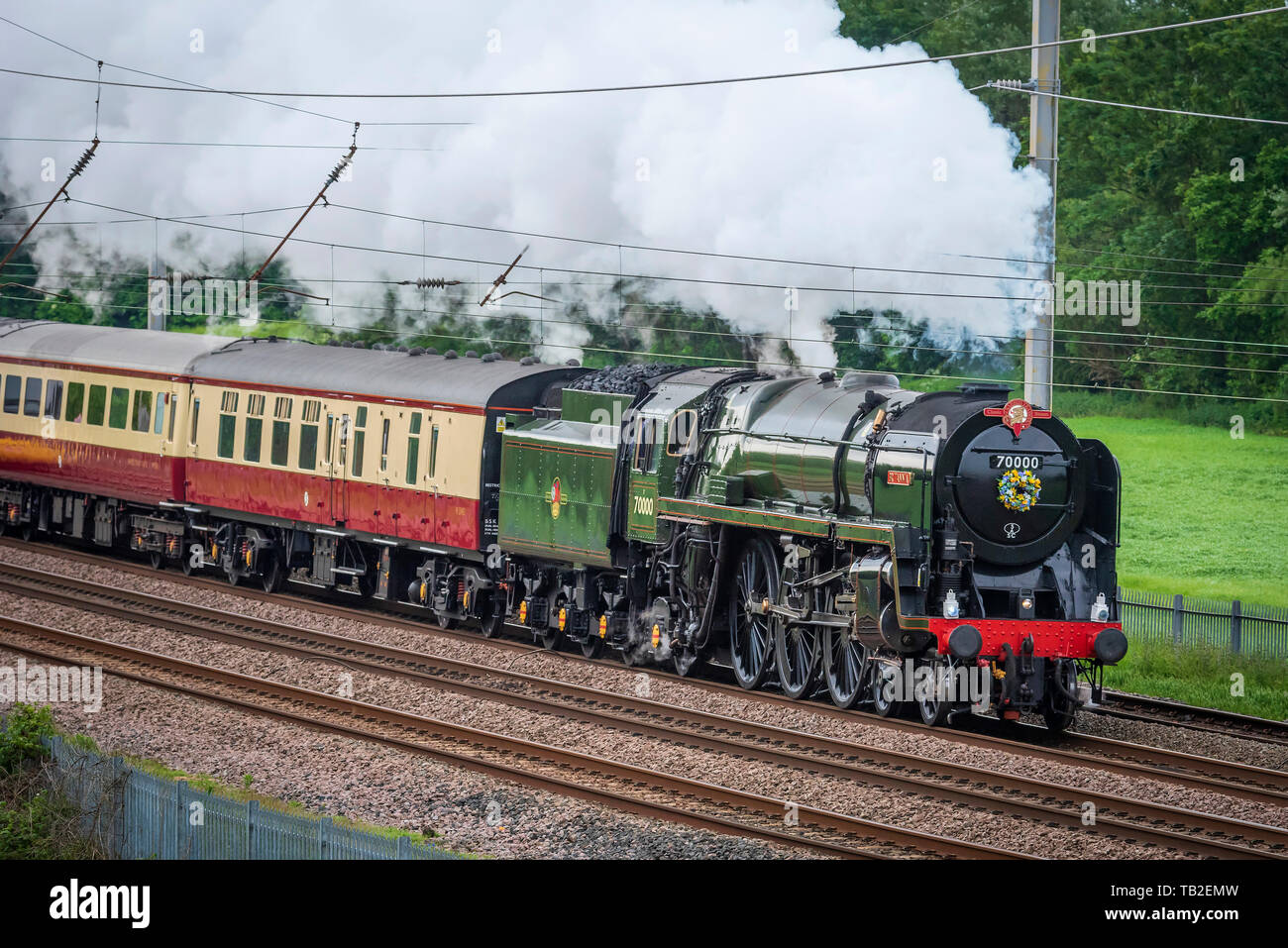 Britannia class steam locomotive -Fotos und -Bildmaterial in hoher ...