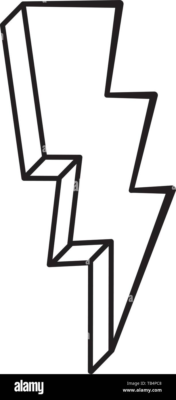 Blitz pop art Comic cartoon Vector Illustration in Schwarz und Weiß ...