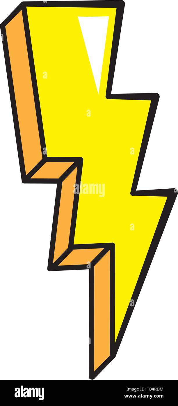 Cartoon lightning bolt -Fotos und -Bildmaterial in hoher Auflösung – Alamy