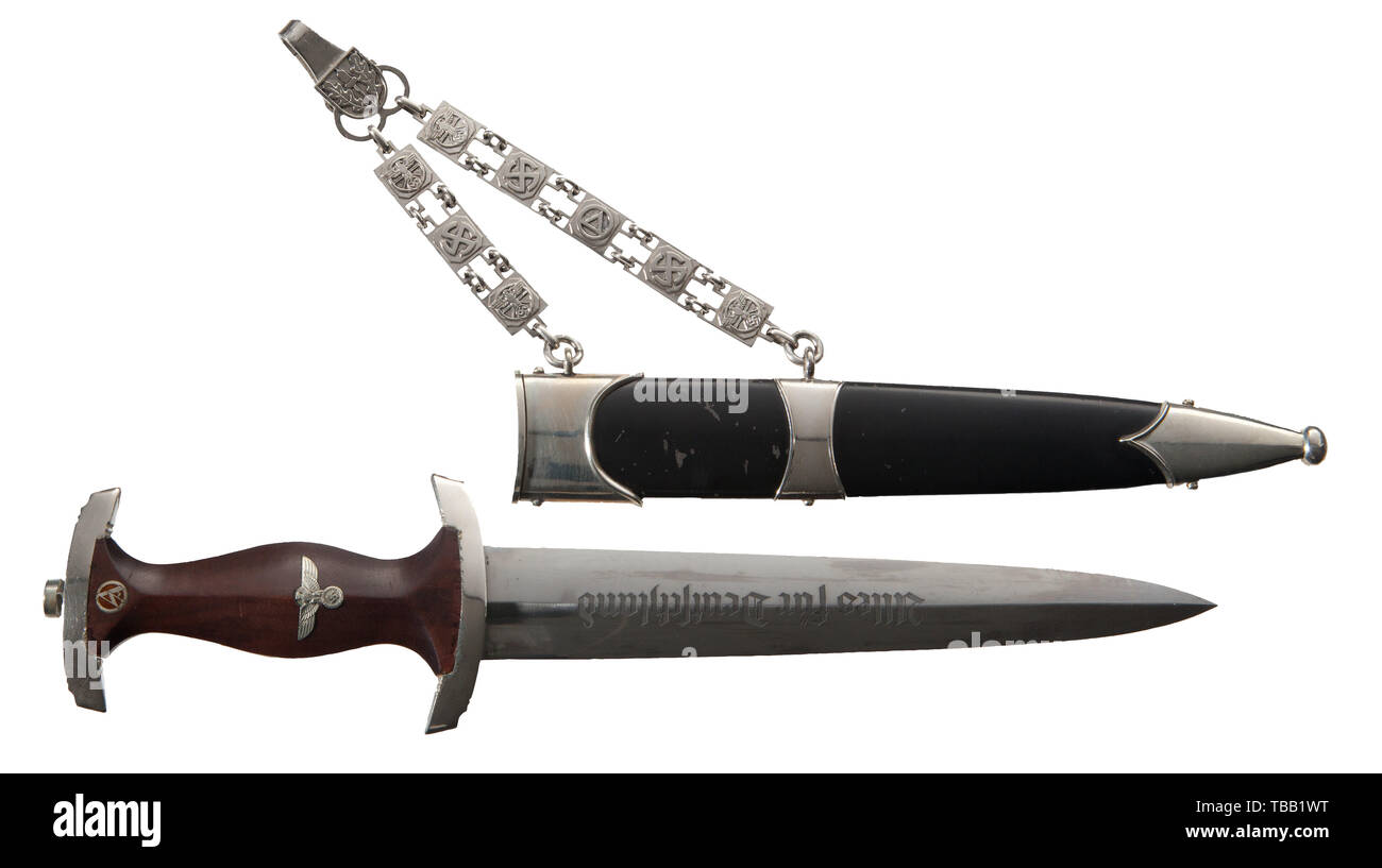 Die John PEPERA, einer Kollektion M 1936 NSKK Service Dolch, mit Kette ...