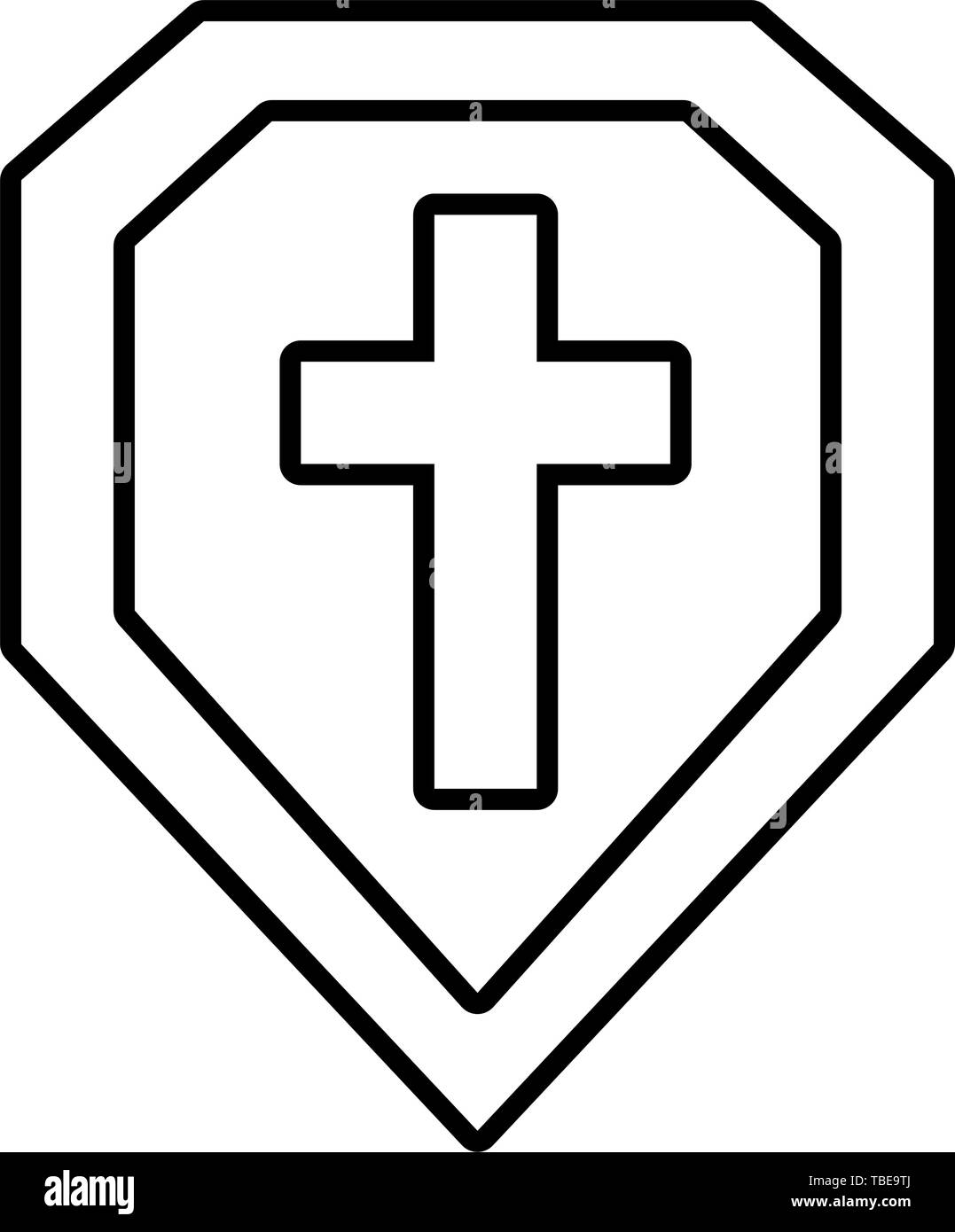 Schild Design, Sicherheit Schutz emblem Banner heraldischen ...