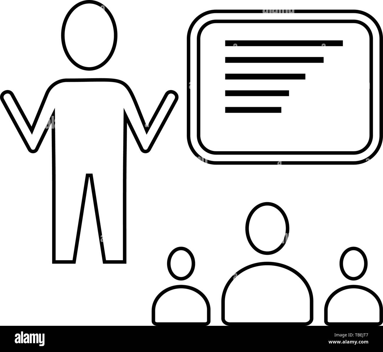 Piktogramm lehrer -Fotos und -Bildmaterial in hoher Auflösung – Alamy