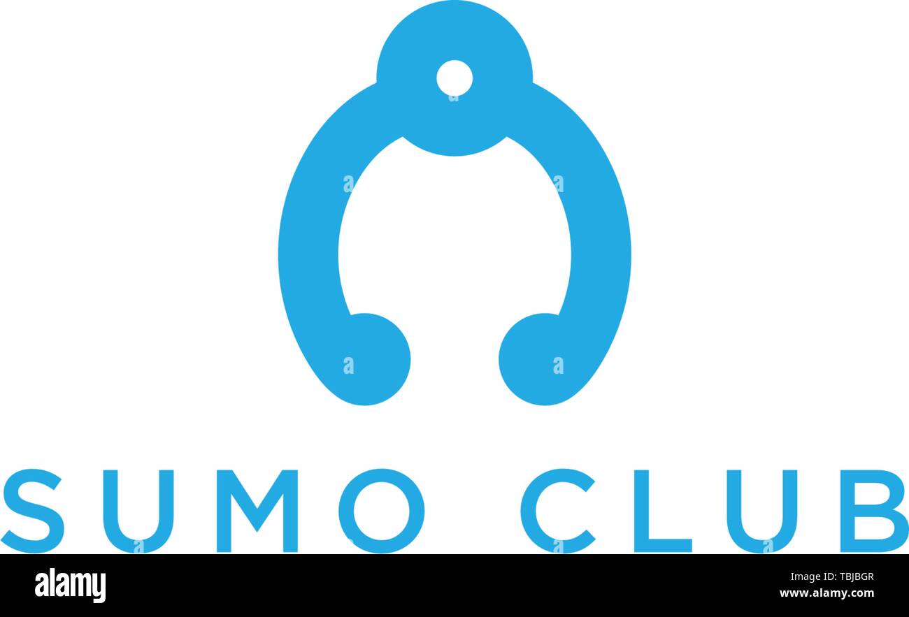 Sumo logo Vektor - Sumo-ringer logo Vorlage auf weißem Hintergrund ...