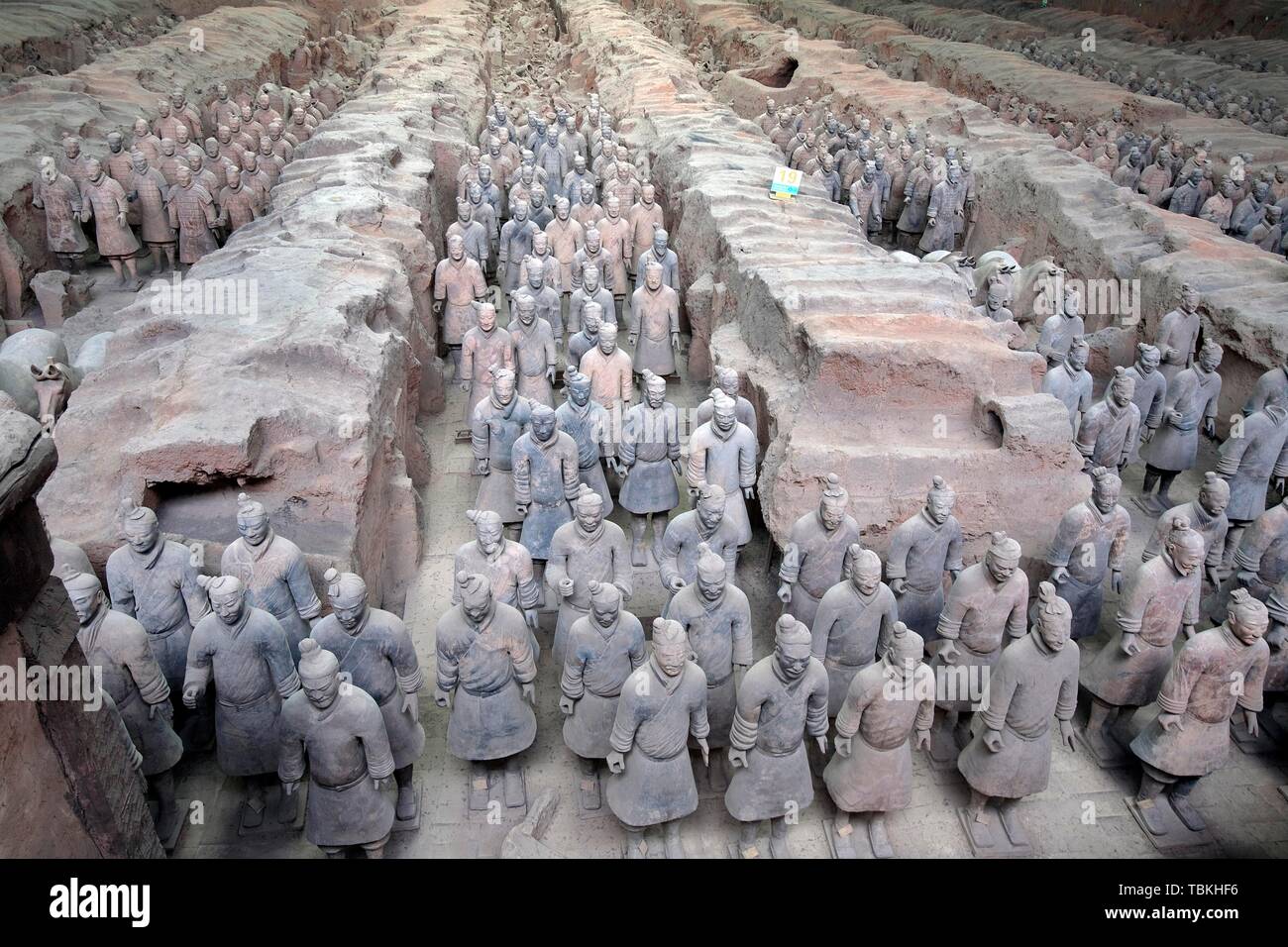 Qin Shihuangdis Mausoleum Stockfotos und -bilder Kaufen - Alamy