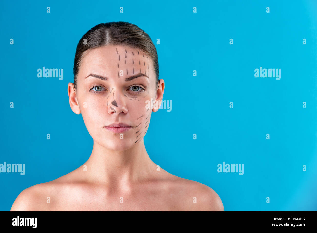 Linien Frau Stockfotos und -bilder Kaufen - Alamy
