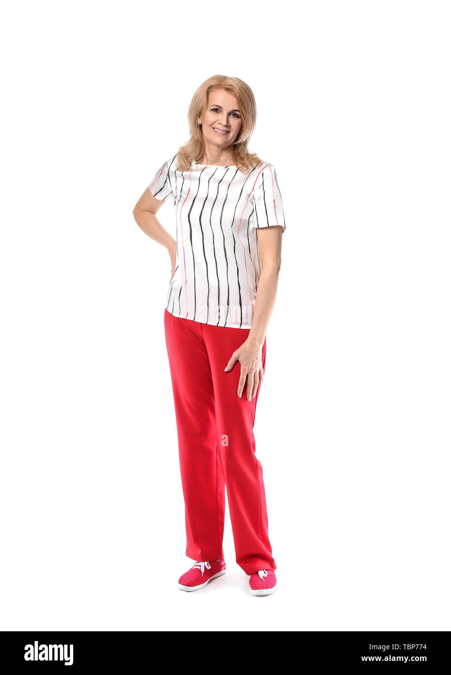 Reife frau elegant Ausgeschnittene Stockfotos und -bilder - Alamy