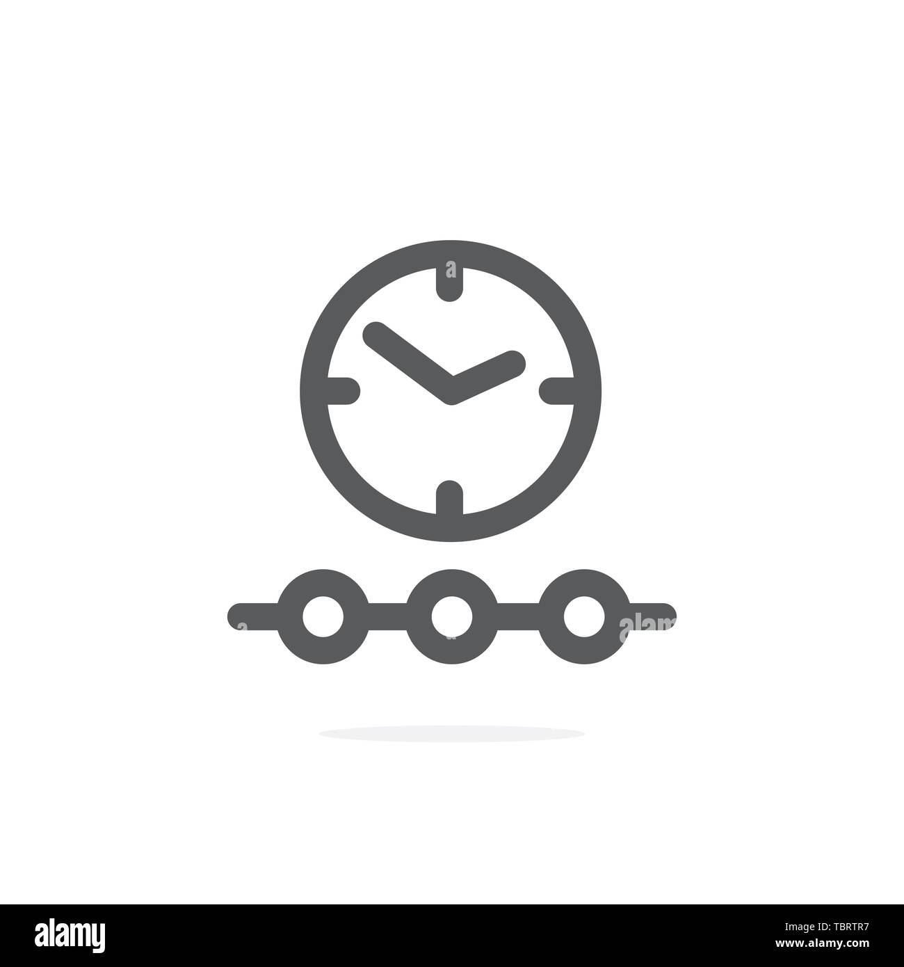 Zeitleiste symbol -Fotos und -Bildmaterial in hoher Auflösung – Alamy