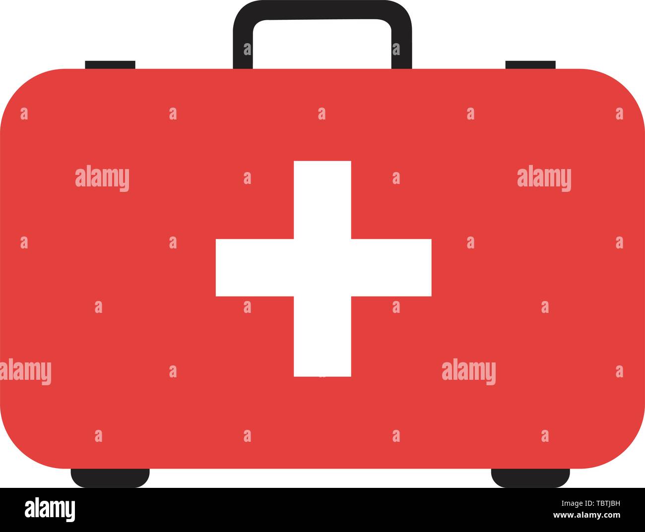 Erste Hilfe Set Symbol medical Symbol Vektor isoliert auf weißem Stock ...