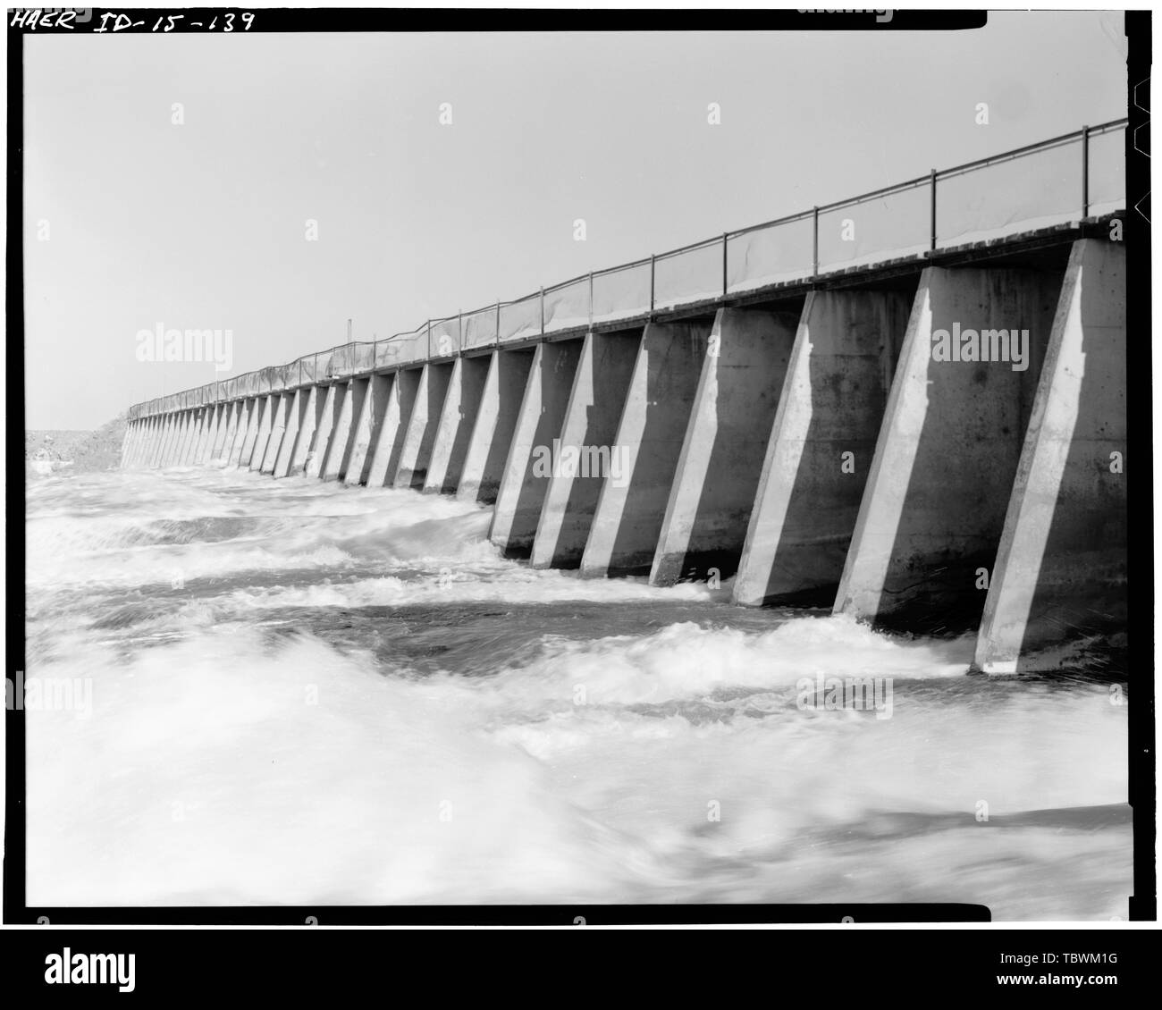MILNER DAM, Twin Falls County, MILNER, IDAHO AUSLASSSEITE der ...