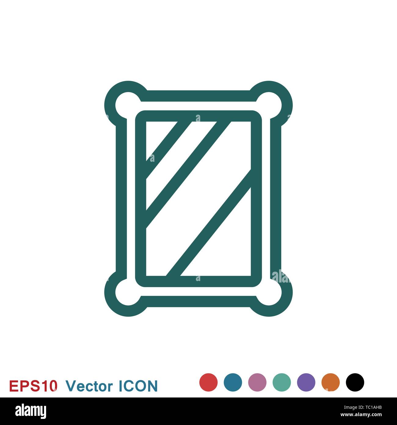 Frame Symbol Vektor, Rahmen Symbol für Web- und app-Logo, Illustration ...