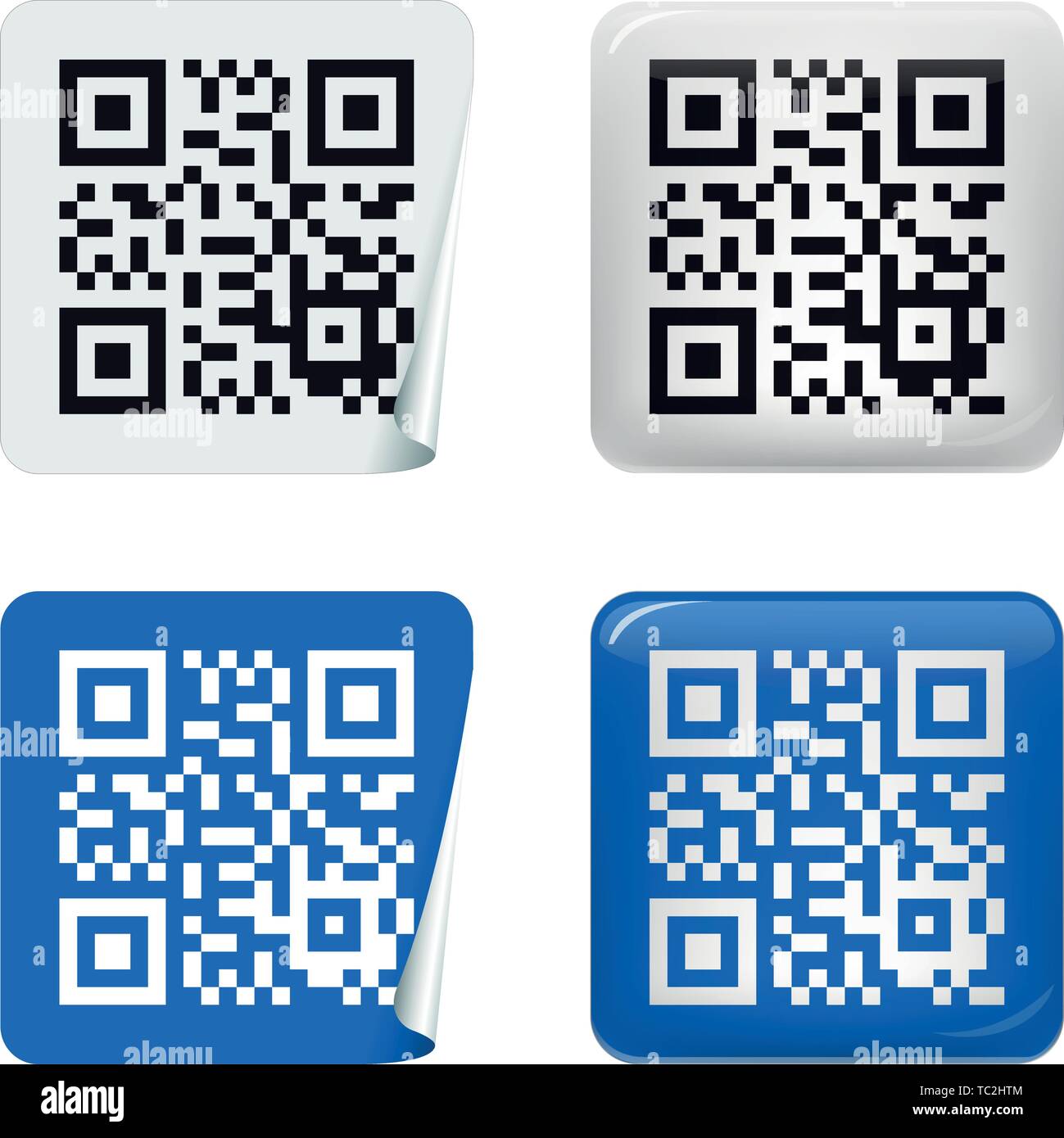 Qr code aufkleber -Fotos und -Bildmaterial in hoher Auflösung – Alamy