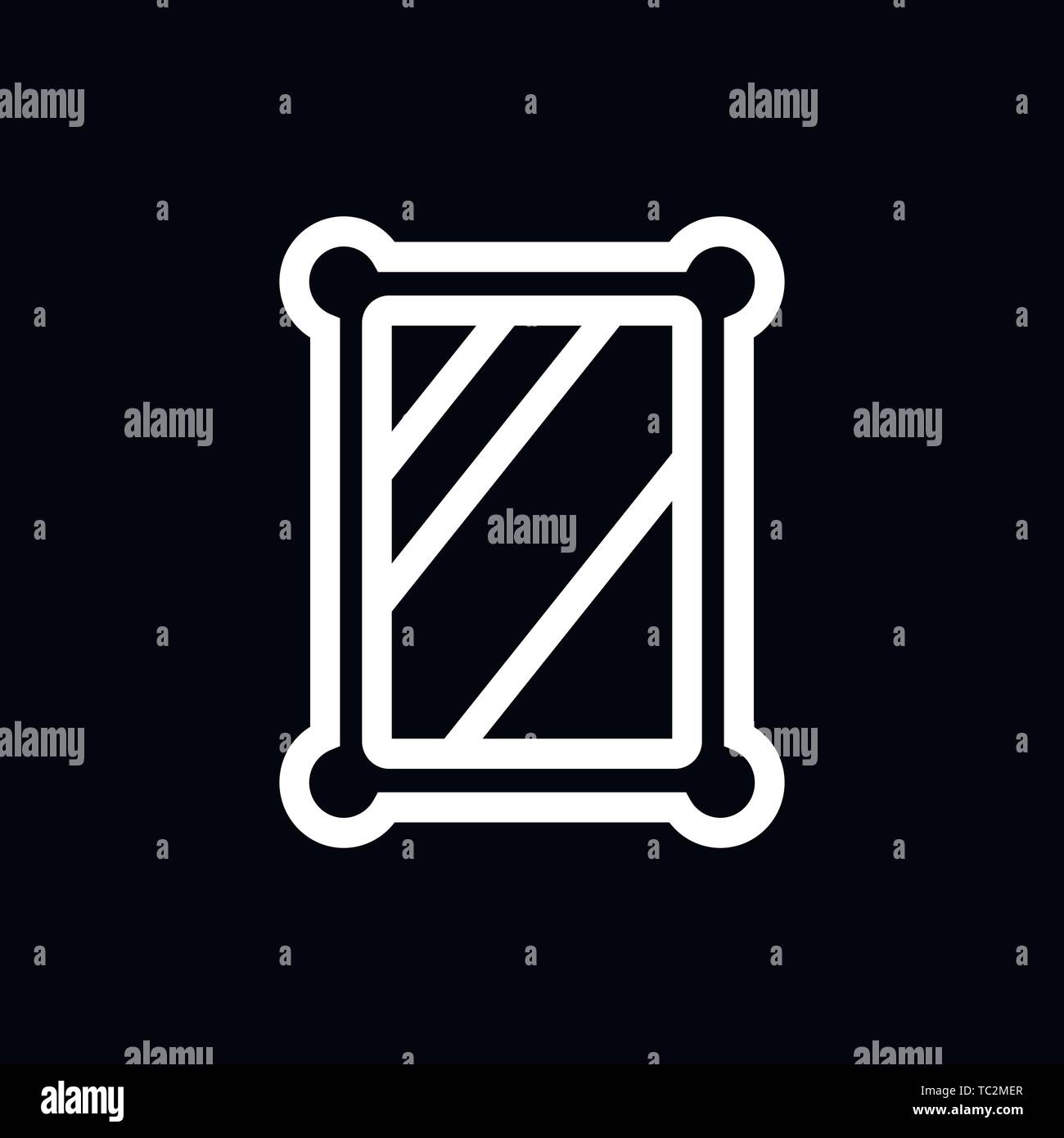 Frame Symbol Vektor, Rahmen Symbol für Web- und app-Logo, Illustration ...