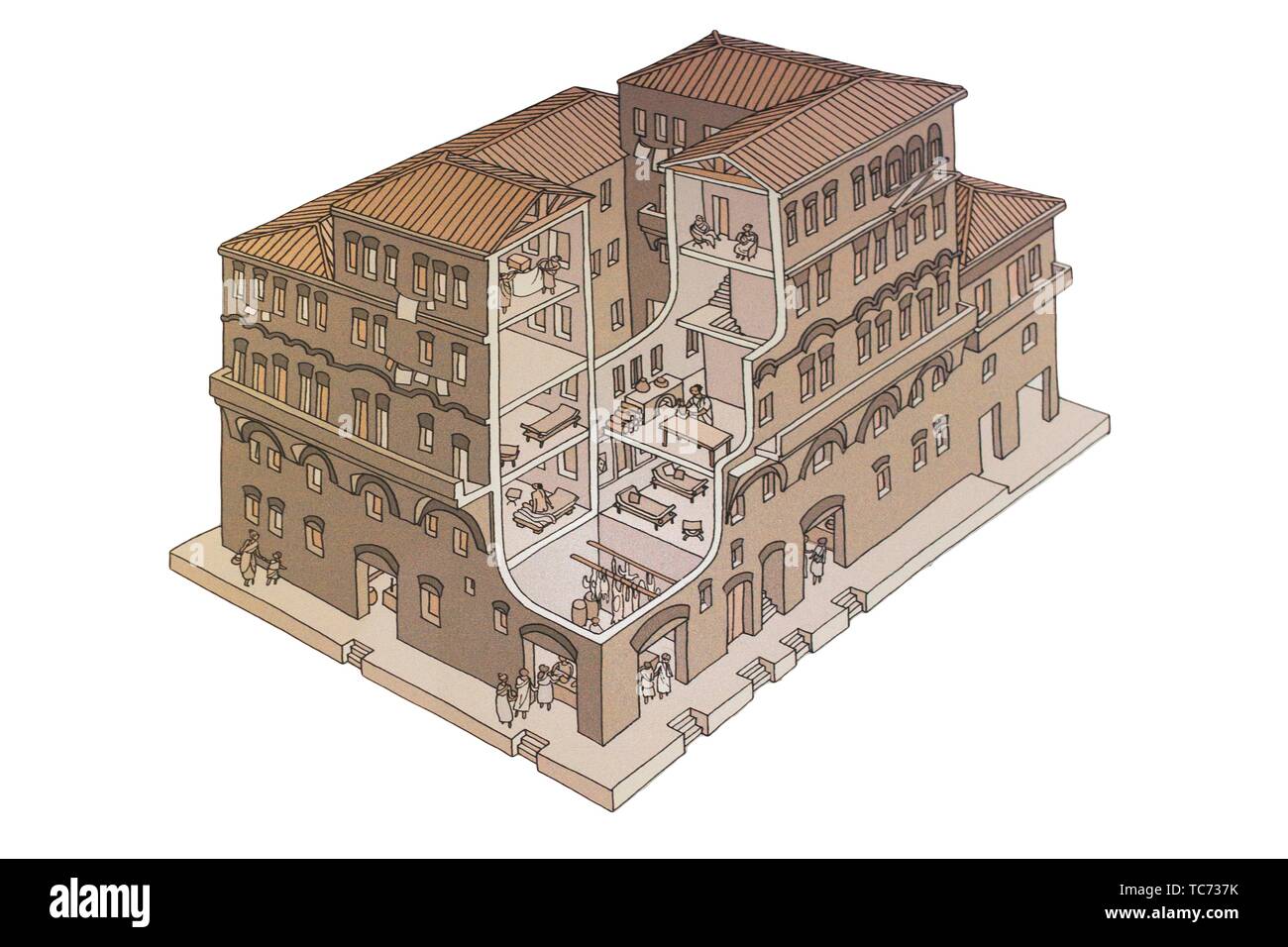 Insula Building Stockfotos und -bilder Kaufen - Alamy