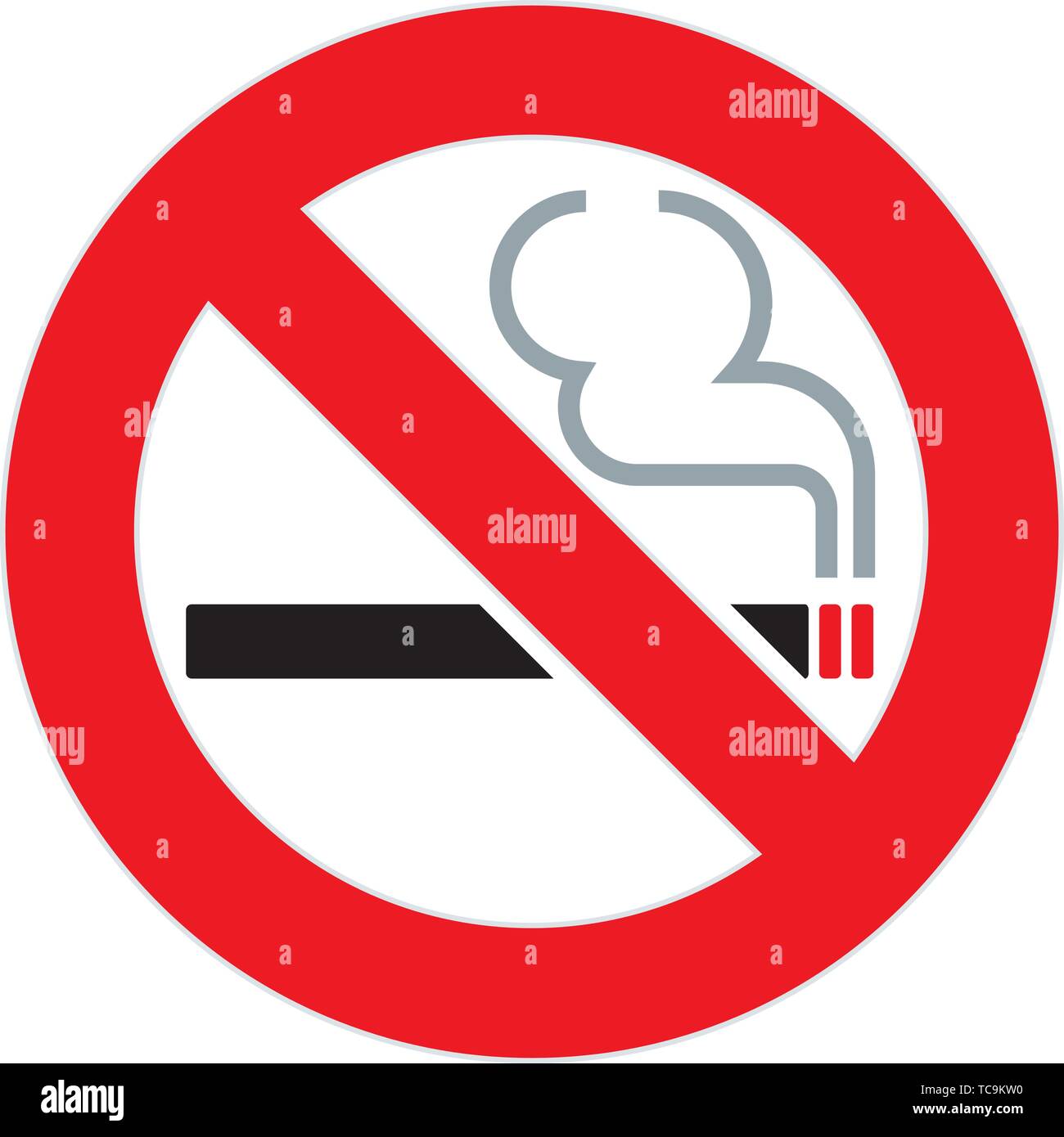 Zum rauchverbot Stock-Vektorgrafiken kaufen - Alamy