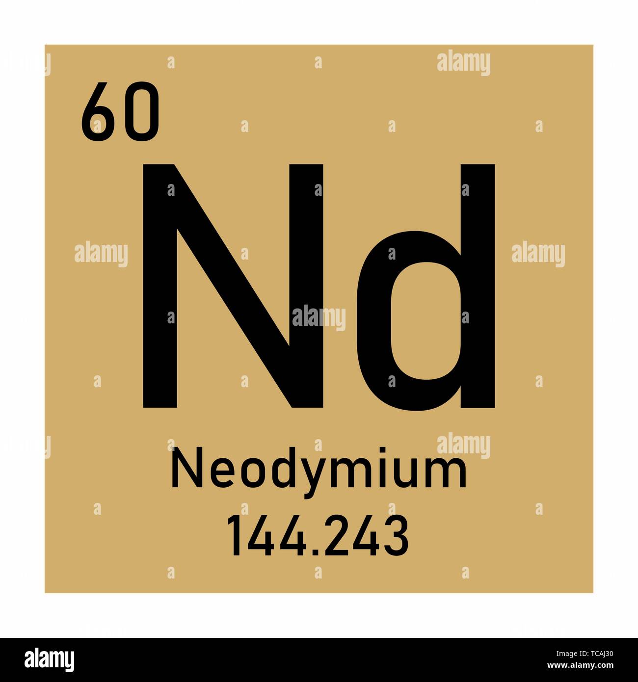 Neodym Periodensystem Stockfotos und -bilder Kaufen - Alamy