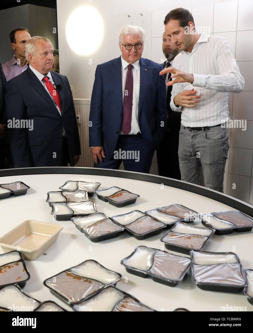 Rothenklempenow, Deutschland. 06 Juni, 2019. Während seines eintägigen ...