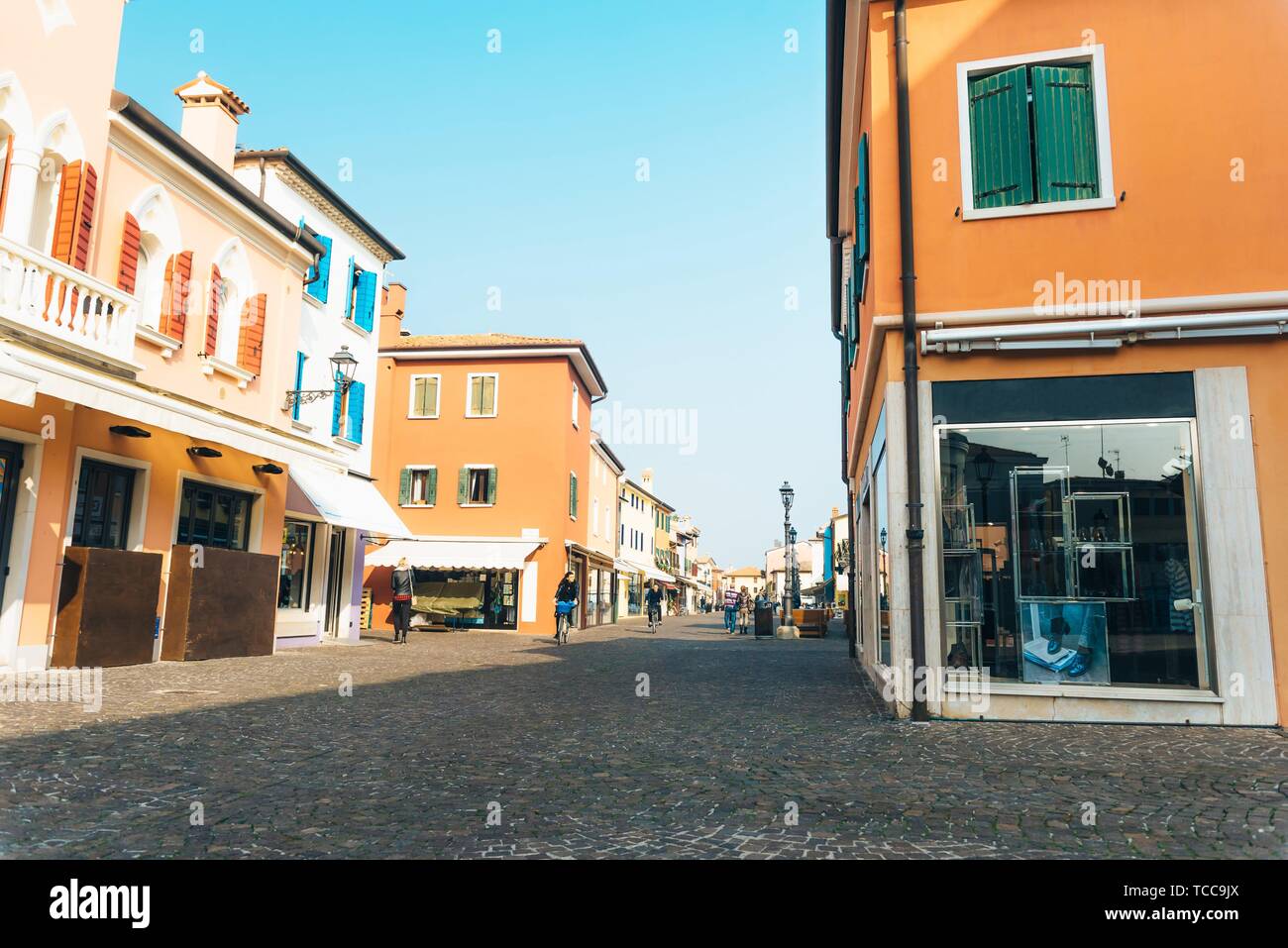 Italy Caorle Old Town House Stockfotos und -bilder Kaufen - Alamy