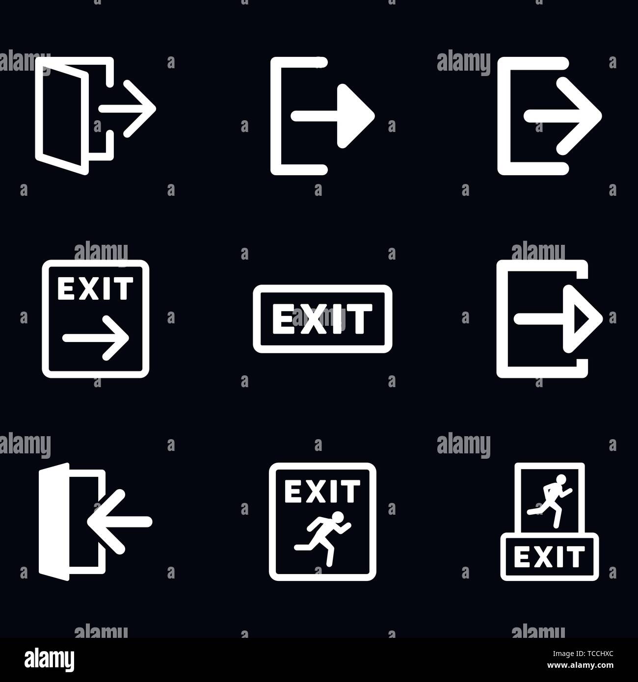 Das Symbol verlassen. Abmelden und Ausgabe logo, Illustration, Vektor ...