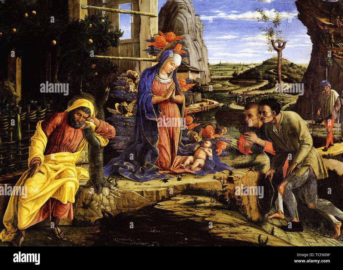 Andrea mantegna die anbetung der hirten -Fotos und -Bildmaterial in hoher Auflösung – Alamy