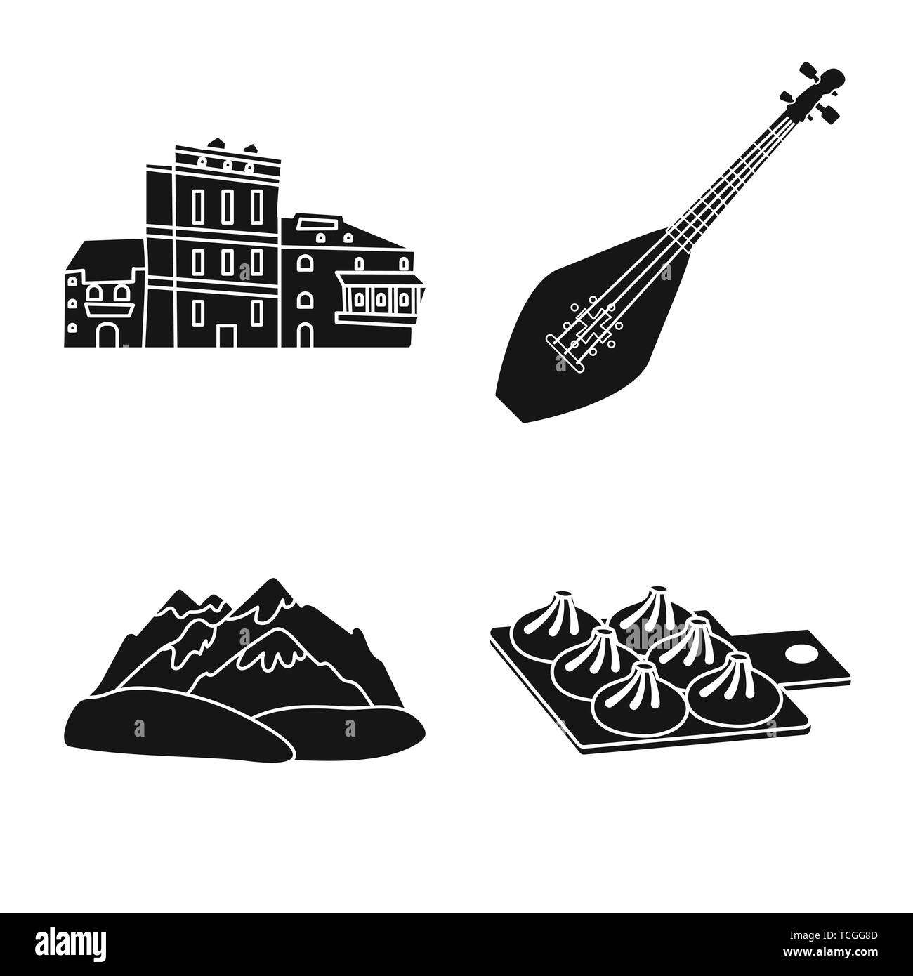 Vektor Design von Erbe und Originalität Symbol. Satz von Erbe und ...