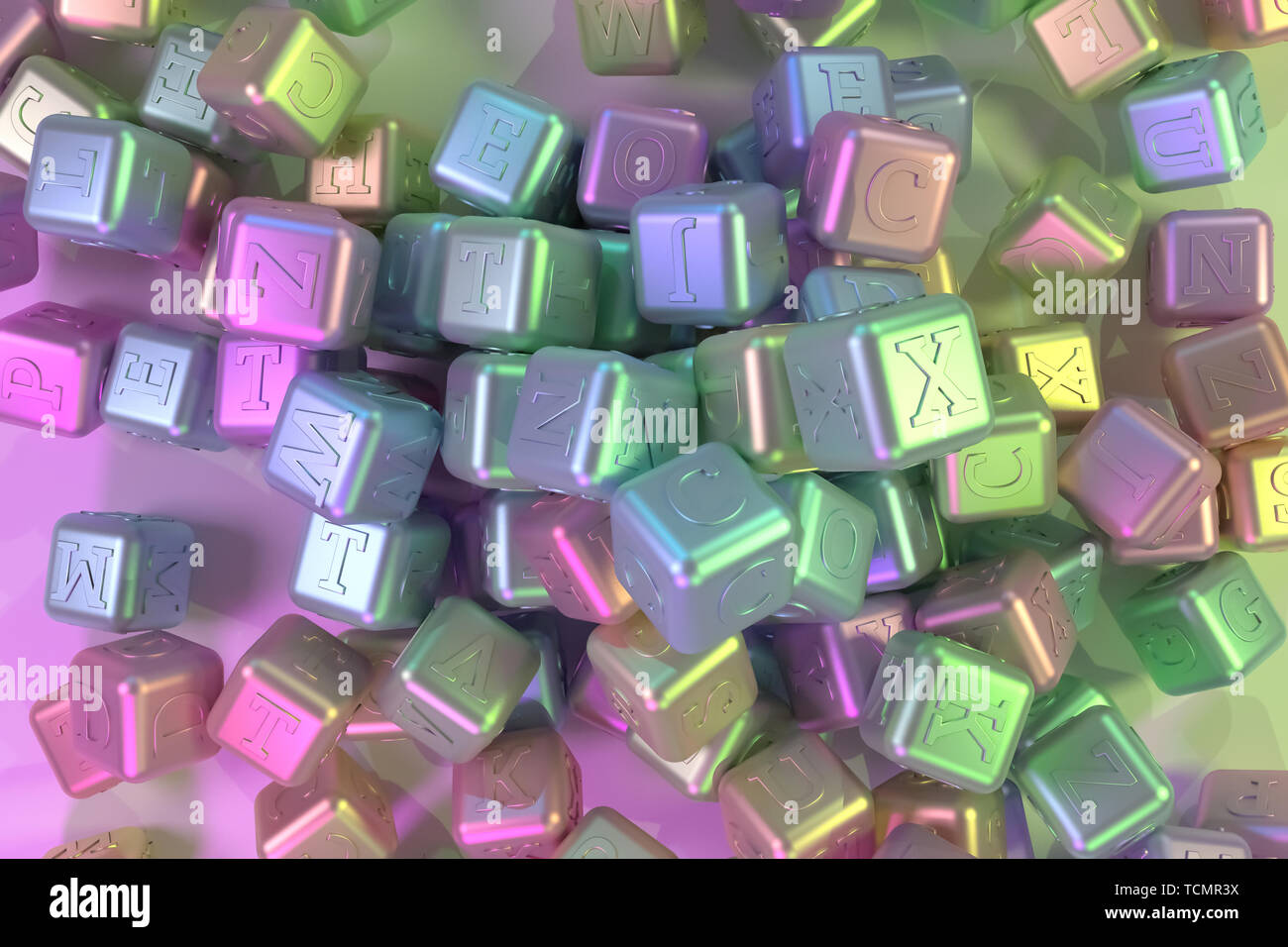 Typografie, Bündel von ABC Zeichen, Symbol oder Zeichen, für Design ...