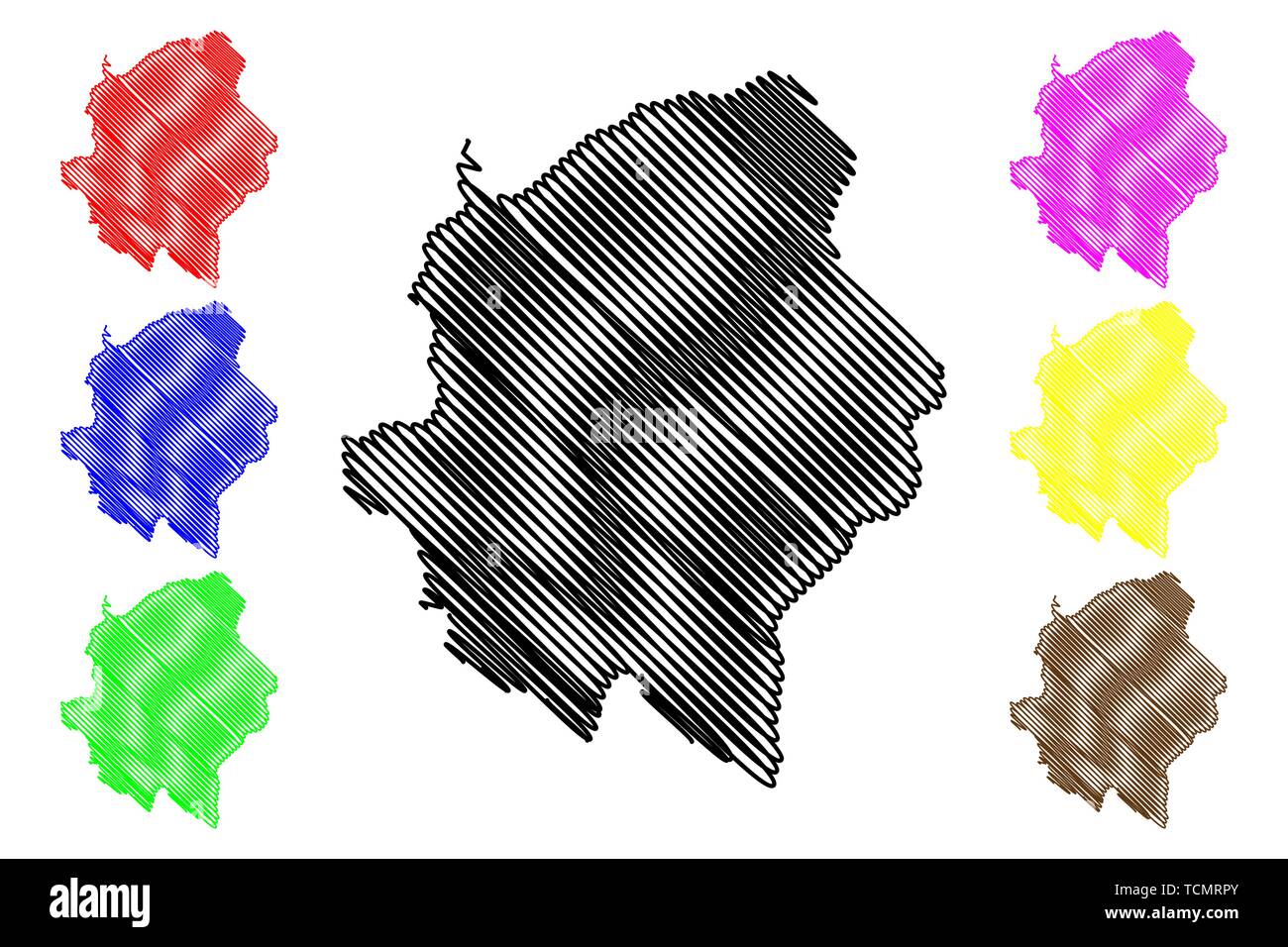 Asir Region (Regionen von Saudi Arabien, Saudi Arabien, KSA) Karte ...
