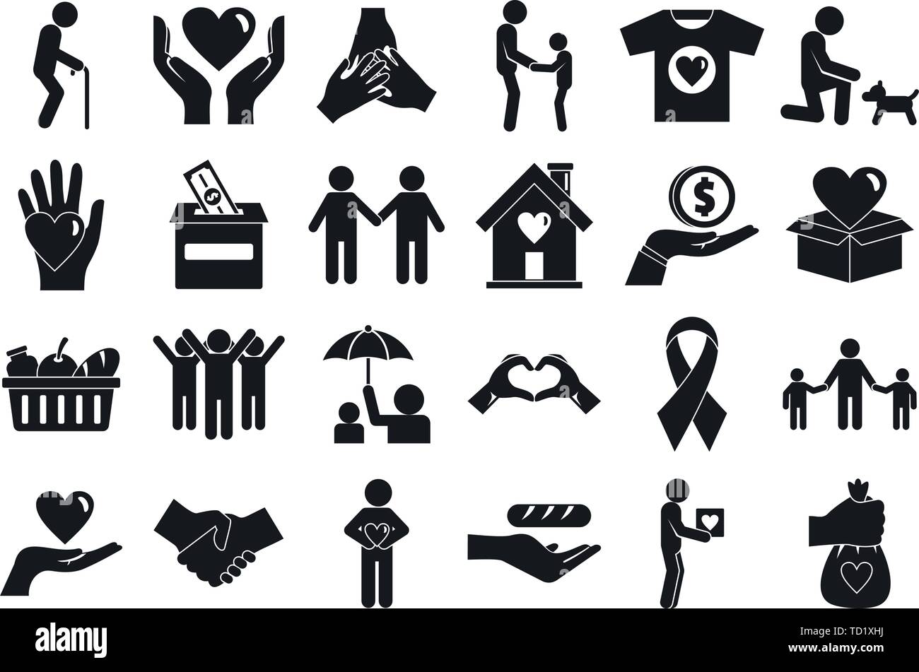 Volunteering Vector Stockfotos und -bilder Kaufen - Alamy