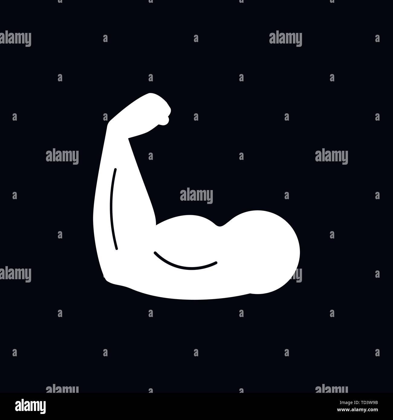 Man flexing biceps arm Stock-Vektorgrafiken kaufen - Seite 2 - Alamy