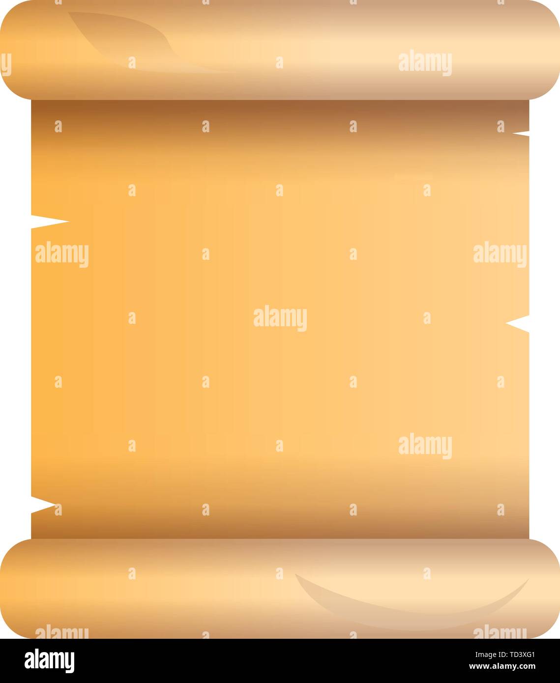 Geheimnis papyrus Symbol. Cartoon von Geheimnis papyrus Vektor Symbol ...