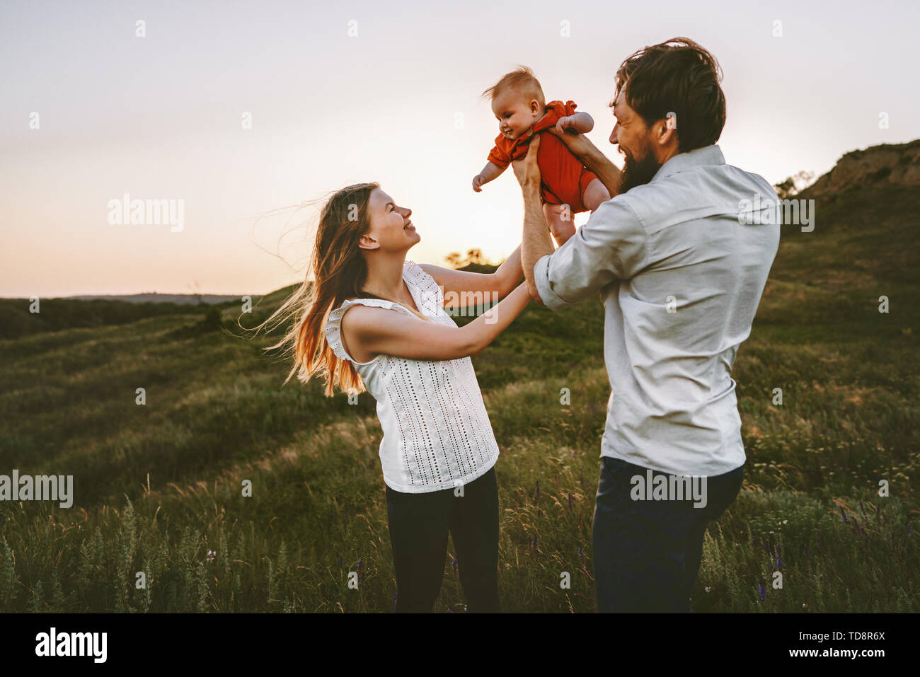 Baby und Papa Stockfotos und -bilder Kaufen - Alamy