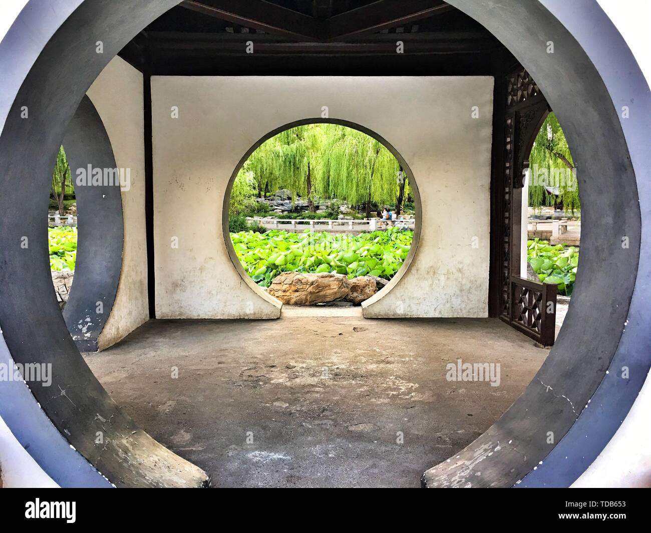 Das 1952 erbaute, Peking Tao lief Pavilion Park ist eine berühmte ...