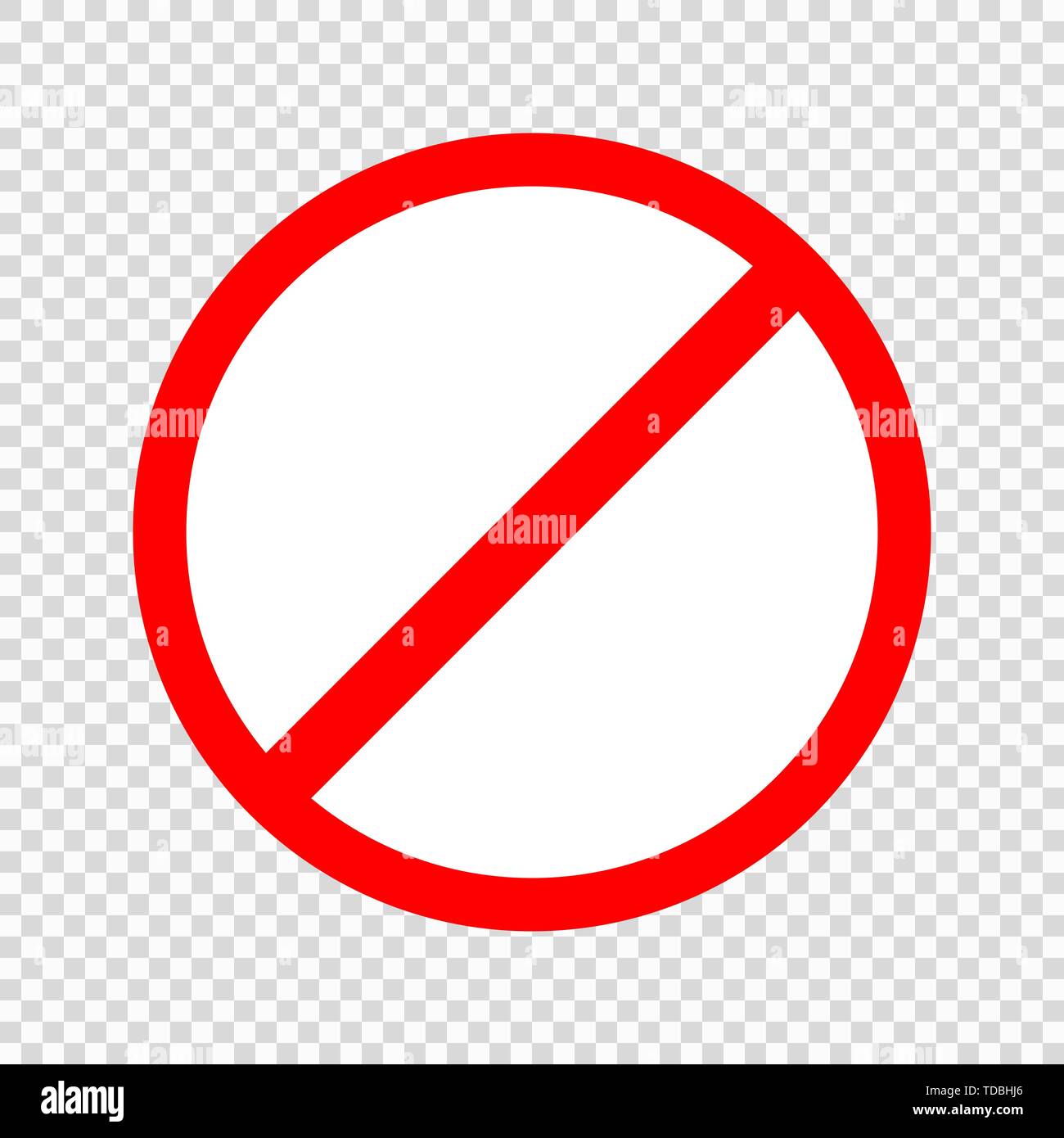 Verbot unterzeichnen. Das Symbol mit dem rot durchgestrichenen Kreis ...