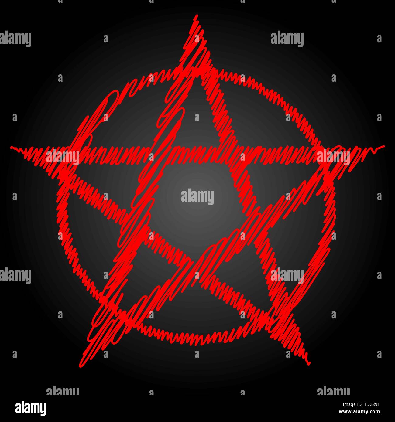 Satan star logo Stock-Vektorgrafiken kaufen - Alamy