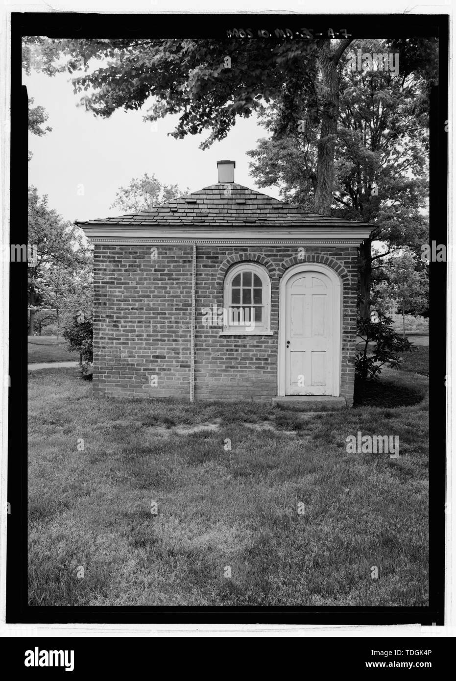 Northwest Elevation, mit Skala Stick - Homewood, eingeweiht, North ...