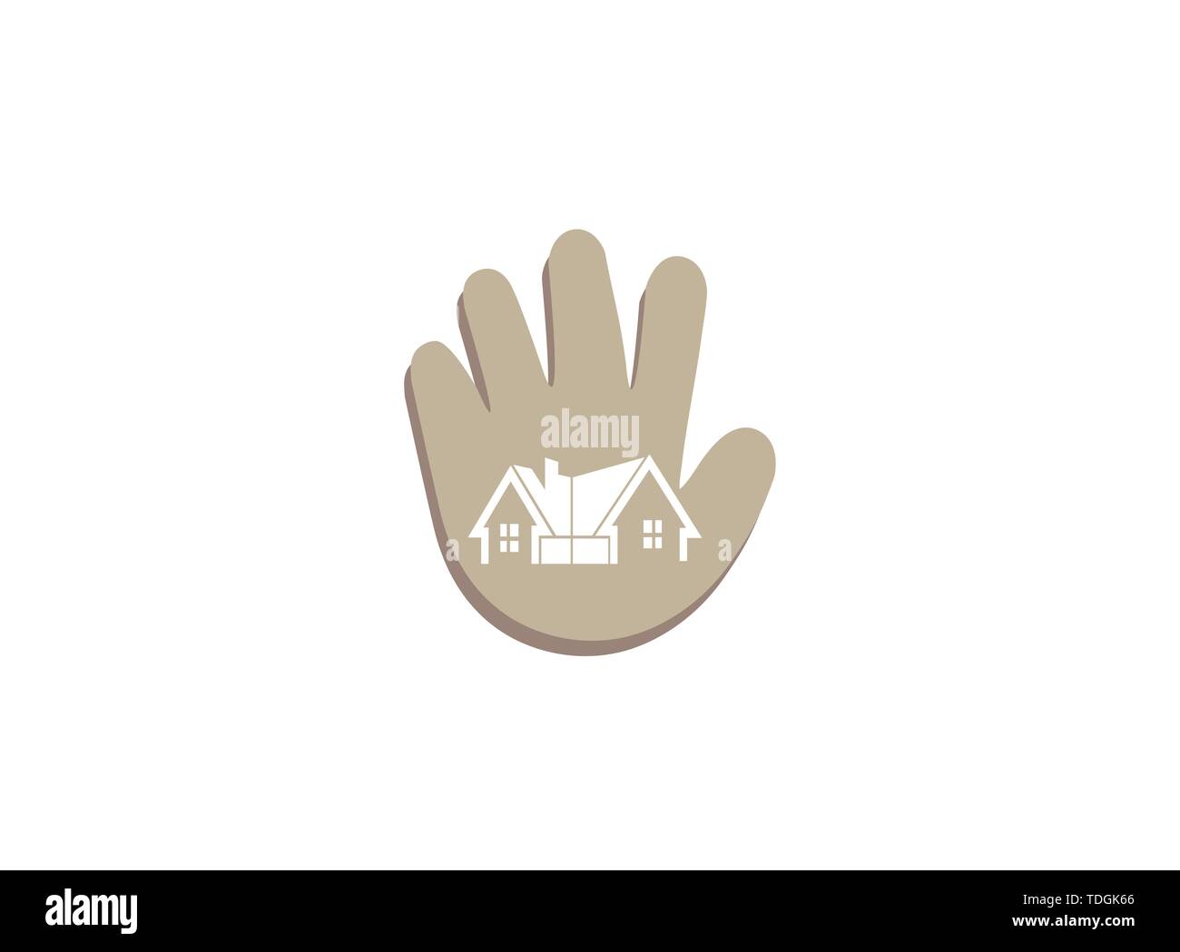 Architektur für Haus und Häuser für Logo Design Illustration, Eigentum ...