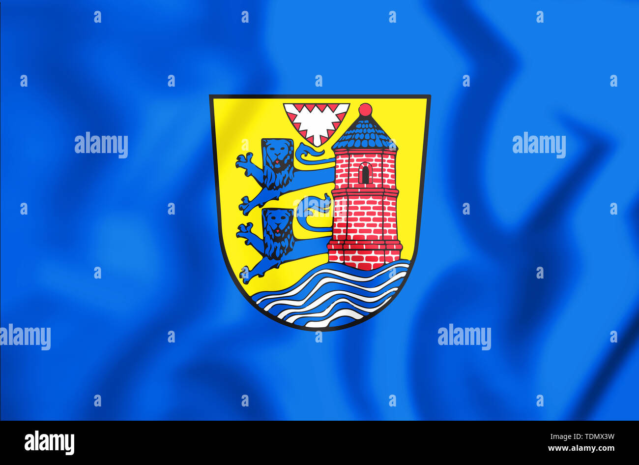 Flagge und Wappen Von Schleswig Holstein Stockfotos und -bilder Kaufen ...
