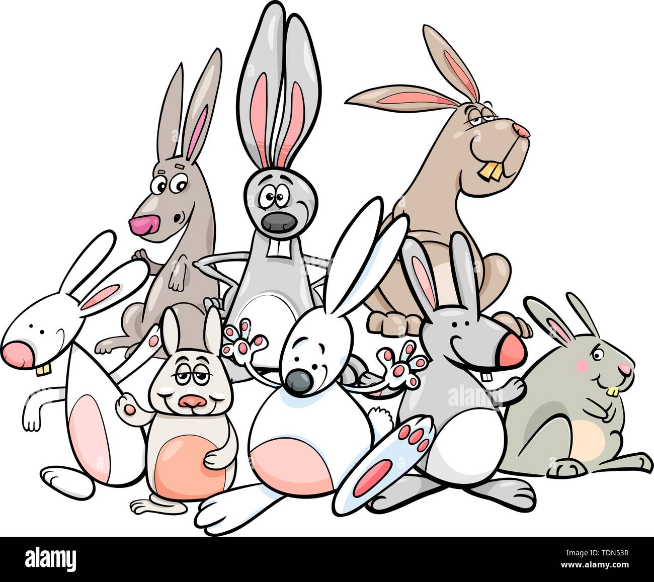 Comic gruppe Stock-Vektorgrafiken kaufen - Alamy