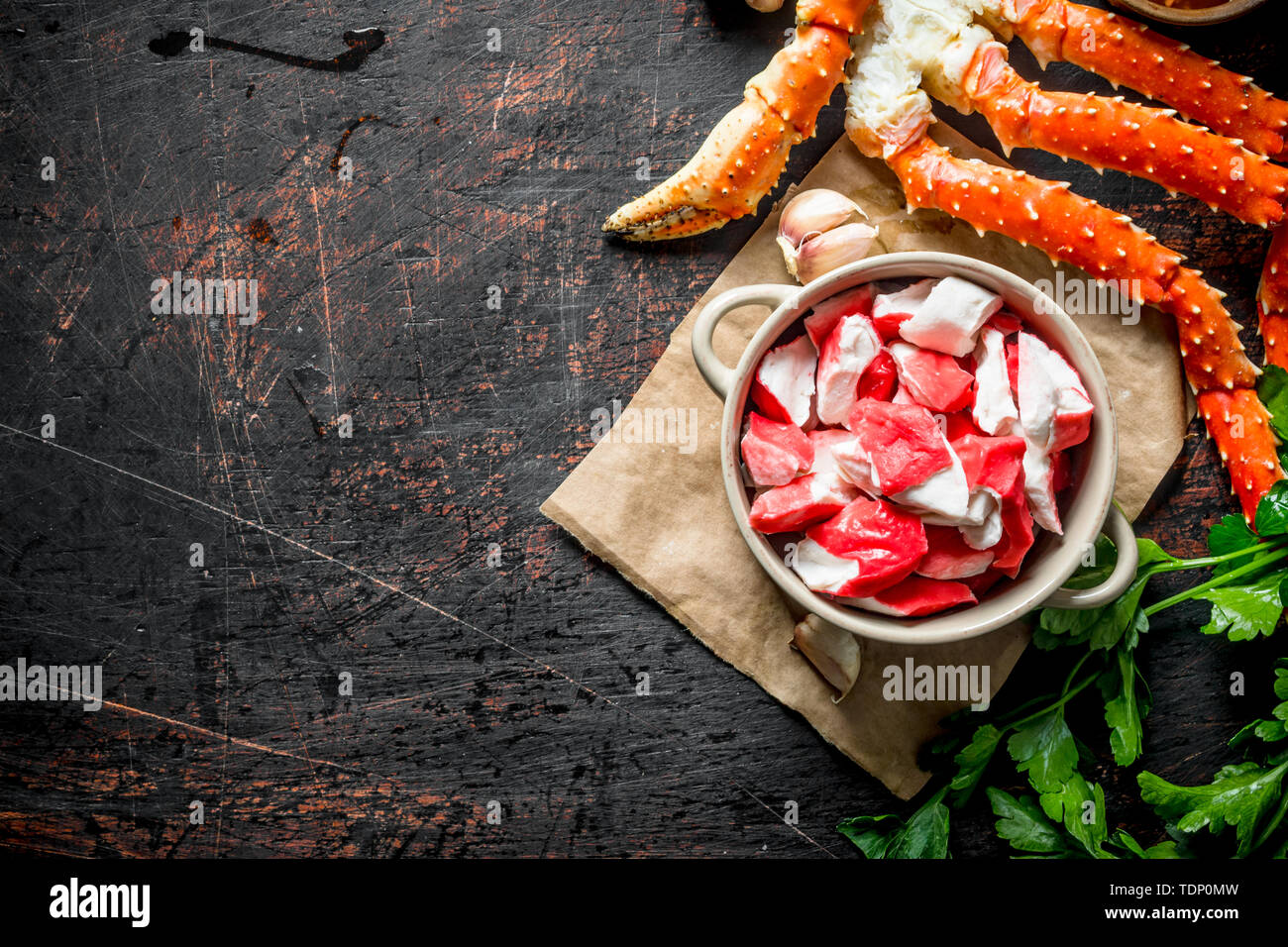 Krabben Aperitif Stockfotos und -bilder Kaufen - Alamy