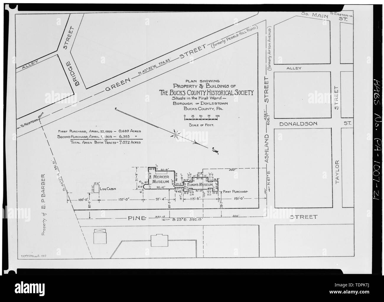 Fotokopie des Plat (Quelle unbekannt) (W. O. Weisel), delineator PLAN ...