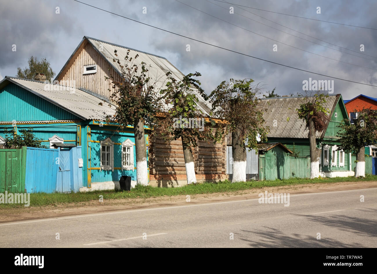 Blick auf Yukhnov. Oblast Kaluga. Russland Stockfotografie - Alamy