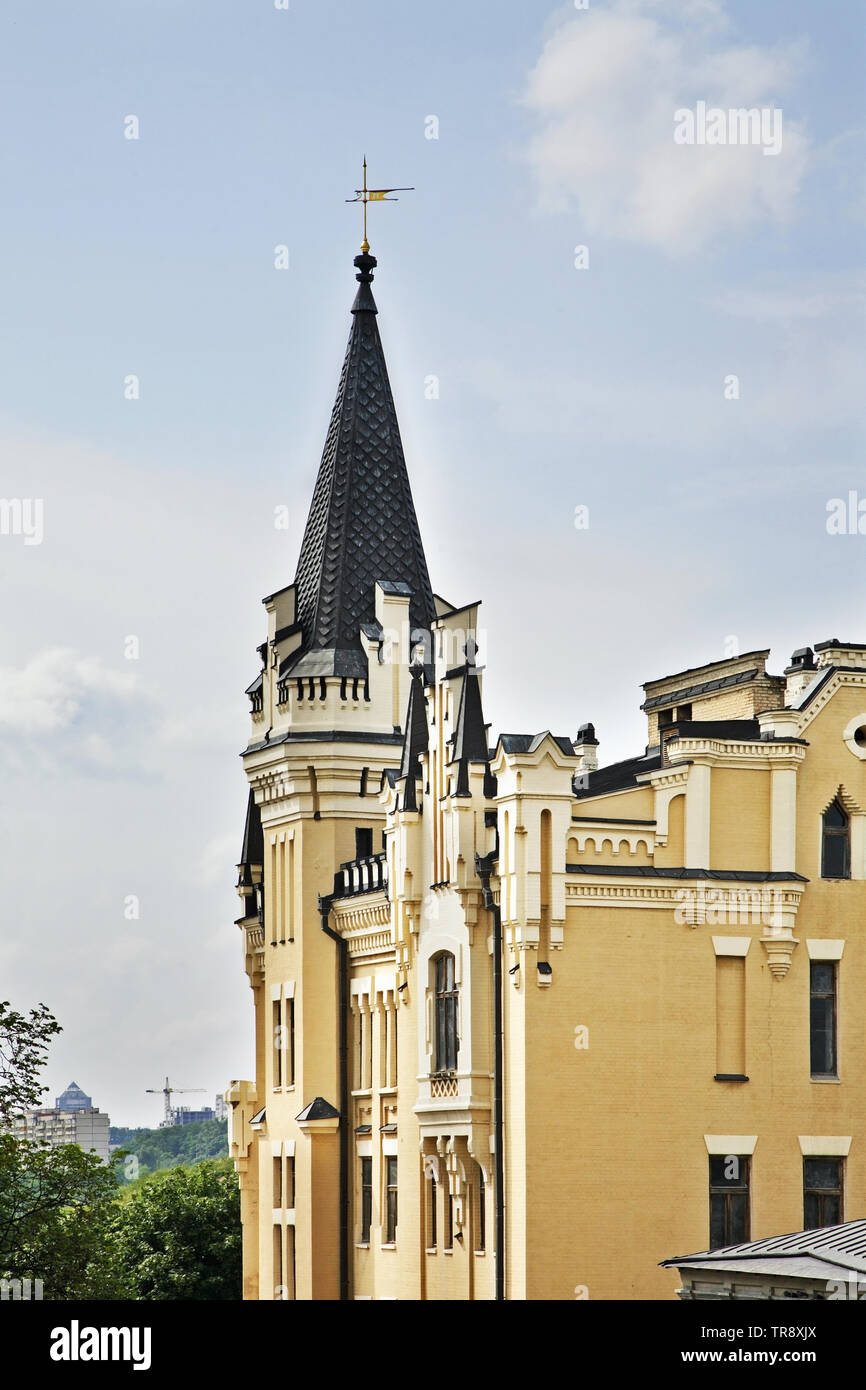 Schloss von Richard Löwenherz in Kiew. Die Ukraine Stockfotografie - Alamy