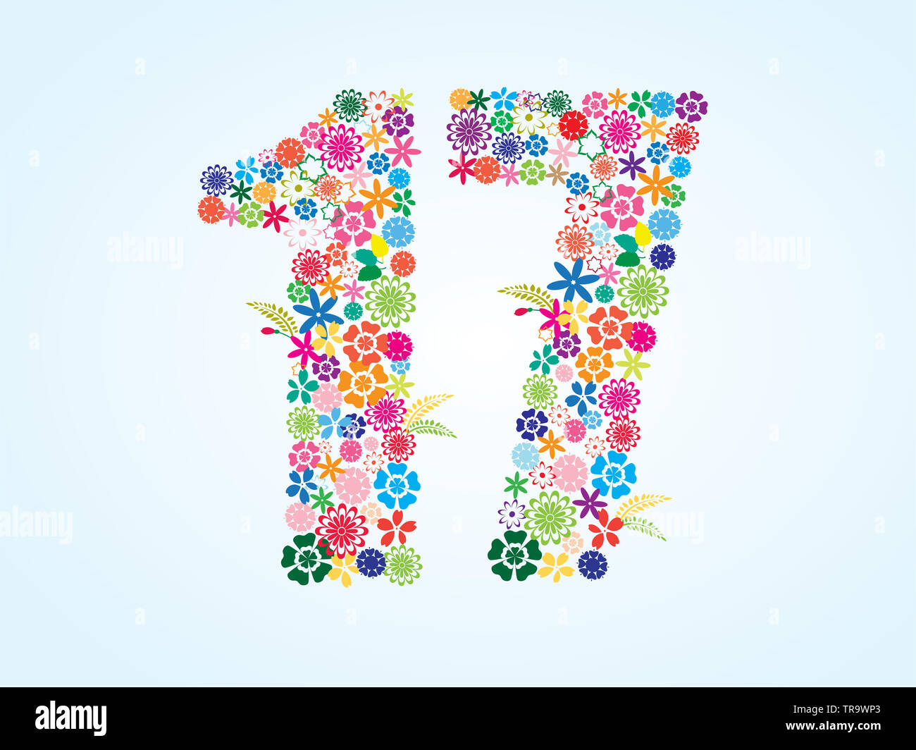 Number seventeen 17 sign on -Fotos und -Bildmaterial in hoher Auflösung ...