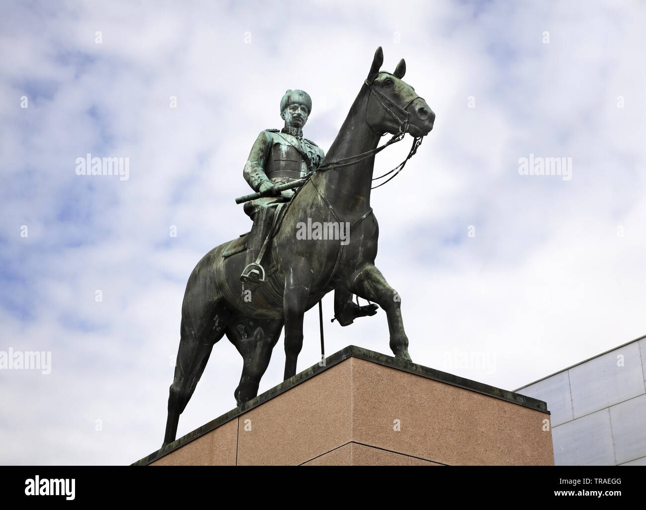 Mannerheim Statue Helsinki Finland Stockfotos und -bilder Kaufen - Alamy
