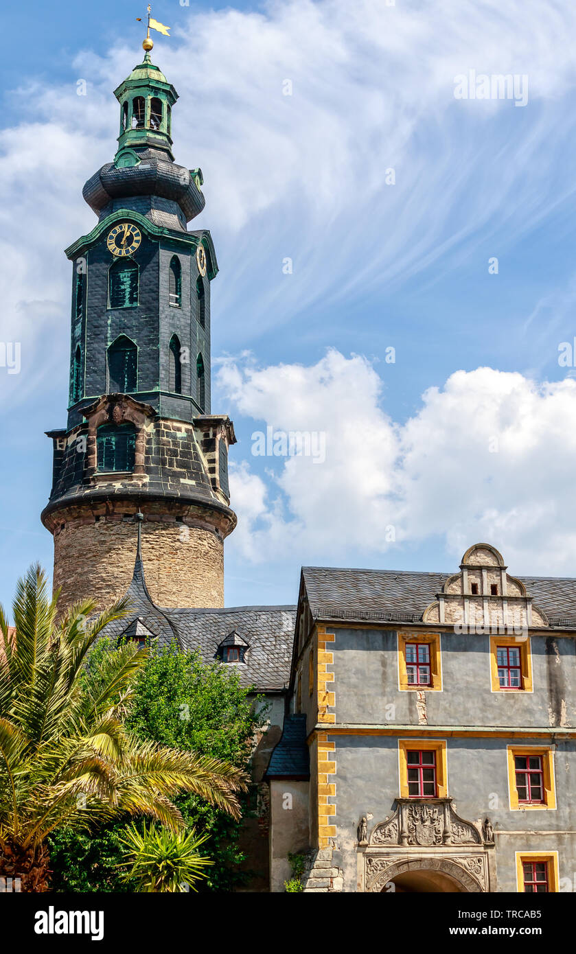 Stadt Schloss von Weimar in Deutschland Stockfotografie - Alamy