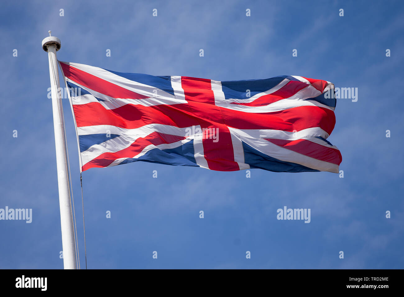 Britische flagge am fahnenmast -Fotos und -Bildmaterial in hoher ...
