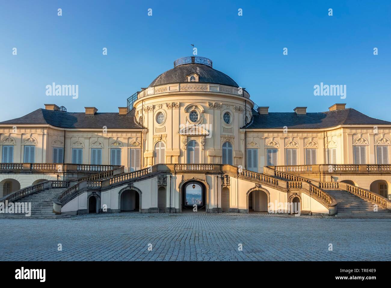 Schloss Solitude in Stuttgart, Deutschland, Baden-Württemberg ...