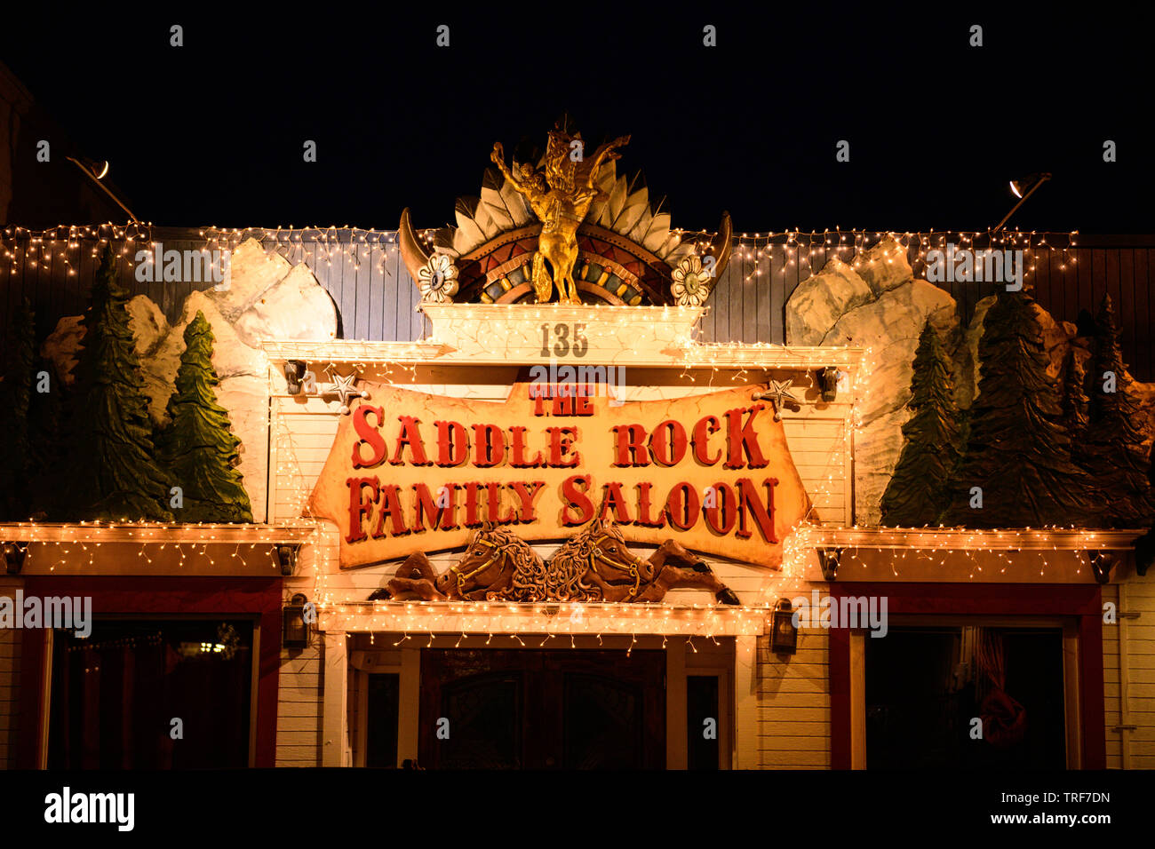 Der Sattel Rock Familie Limousine, in der Western, USA Stadt Jackson ...